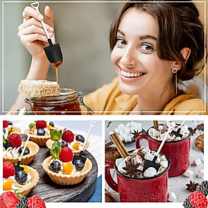 300 Pack Mini Plastic Shovel Spoons Set Construction Birthday Party Supplies Small Individual Packing Novelty Disposable Shovel Shape Dessert Spoons for Desserts Ice Cream Birthday Party Gift