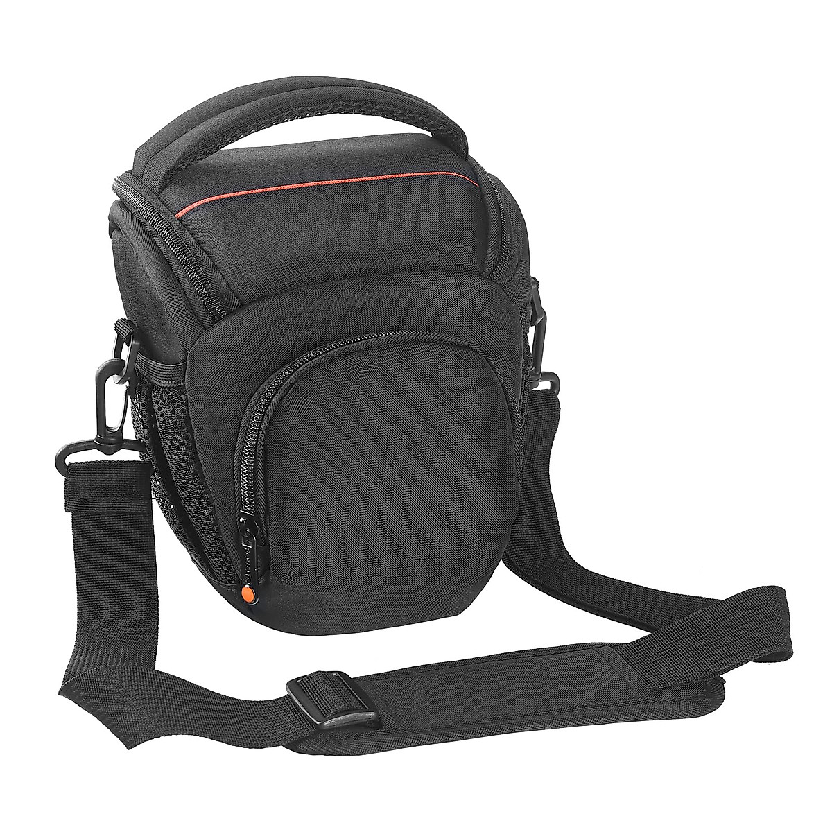 FOSOTO DSLR SLR Compact Camera Bag Compatible for Nikon D5100 D5300 D90 Canon T4 T5 600D 650D Panasonic Lumix FZ80 Sony Fujifilm with Waterproof Rain Cover