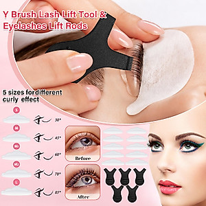 Qinzave Lash Shampoo for Lash Extensions Kit Eyelash Extension Cleanser Kit with Lash Fan Dryer Wash Bottle Storage Bag, Lash Cleanser Paraben& Sulfate Free for Salon Home Use