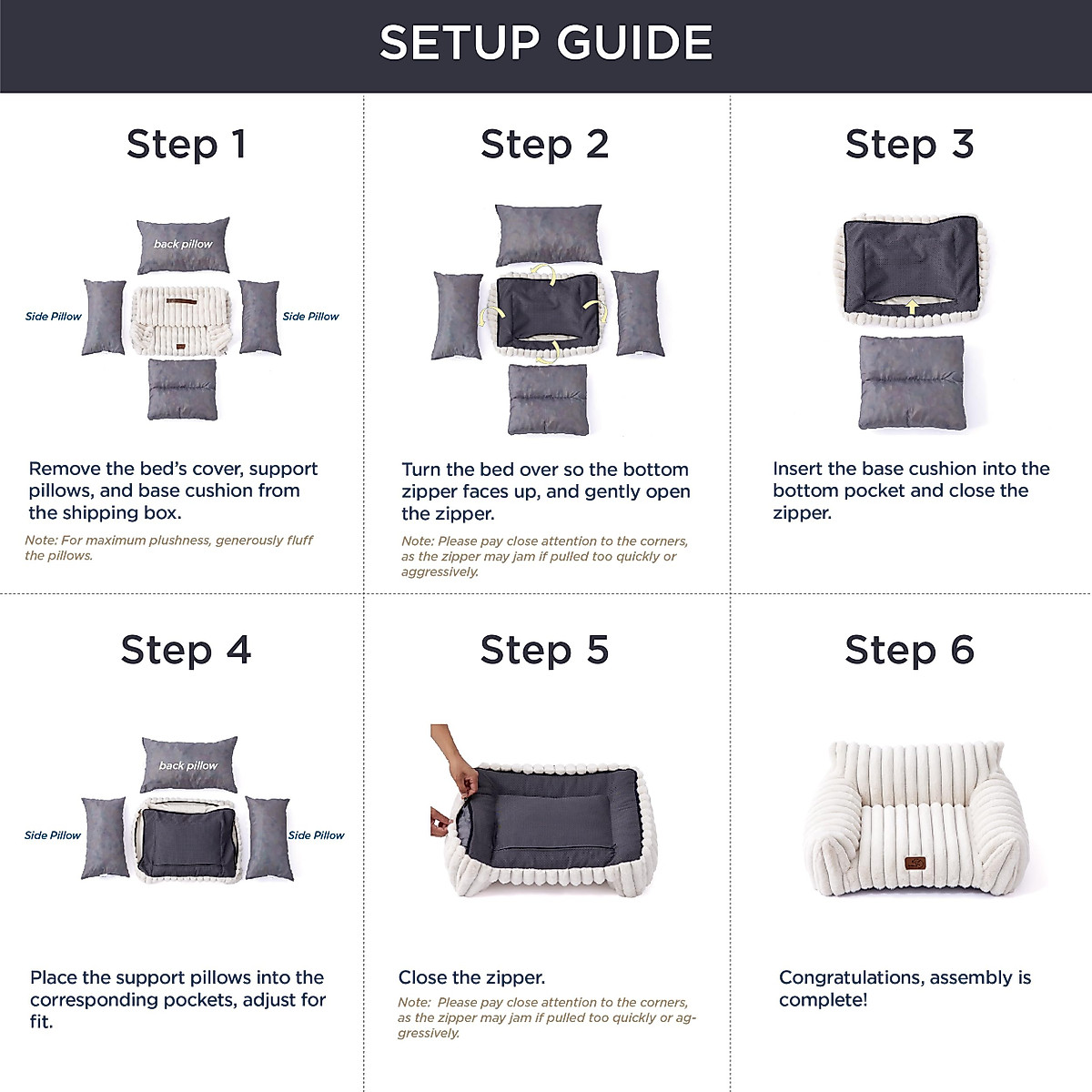 Bedsure Cute Cat Couch for Pets - Fluffy Cat Sofa with Premium Soft Corduroy Fleece, Fuzzy Cat Couch Bed with Removable Washable Cover, Supportive Cat Chair for Indoor Cats, 24inch, Copper Brown