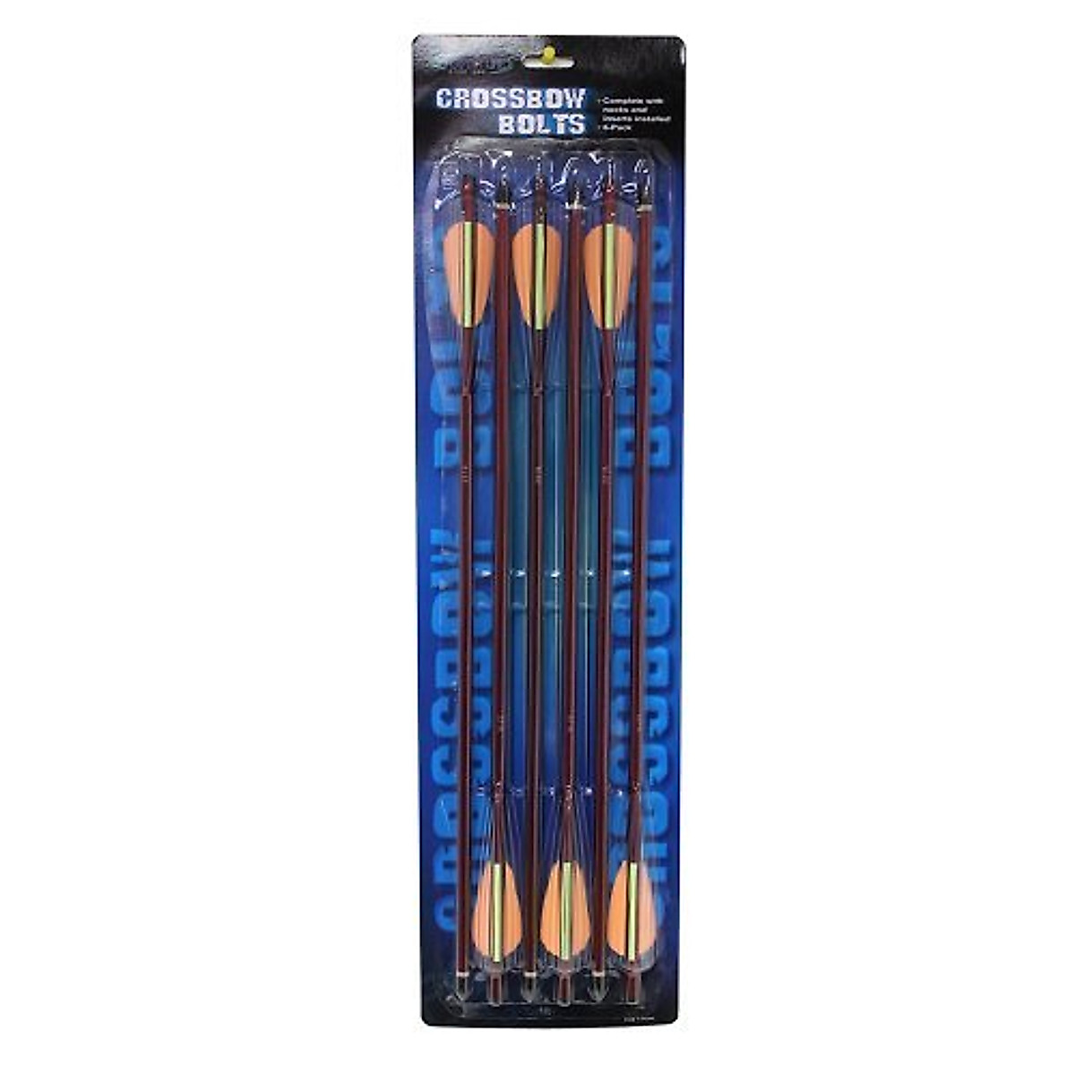 20" Crossbow Red Aluminum Arrows/Bolts - 6/Pack