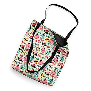Ladybug Love Cute Ladybird Beetle Bug Collector Tote Bag
