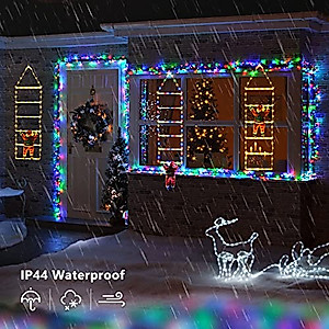 Toodour LED Christmas Light - Christmas Decorative Ladder Lights with Santa Claus, Christmas Decorations Lights for Indoor Outdoor, Window, Garden, Home, Wall, Xmas Tree Decor (2.5FT, Warm White)