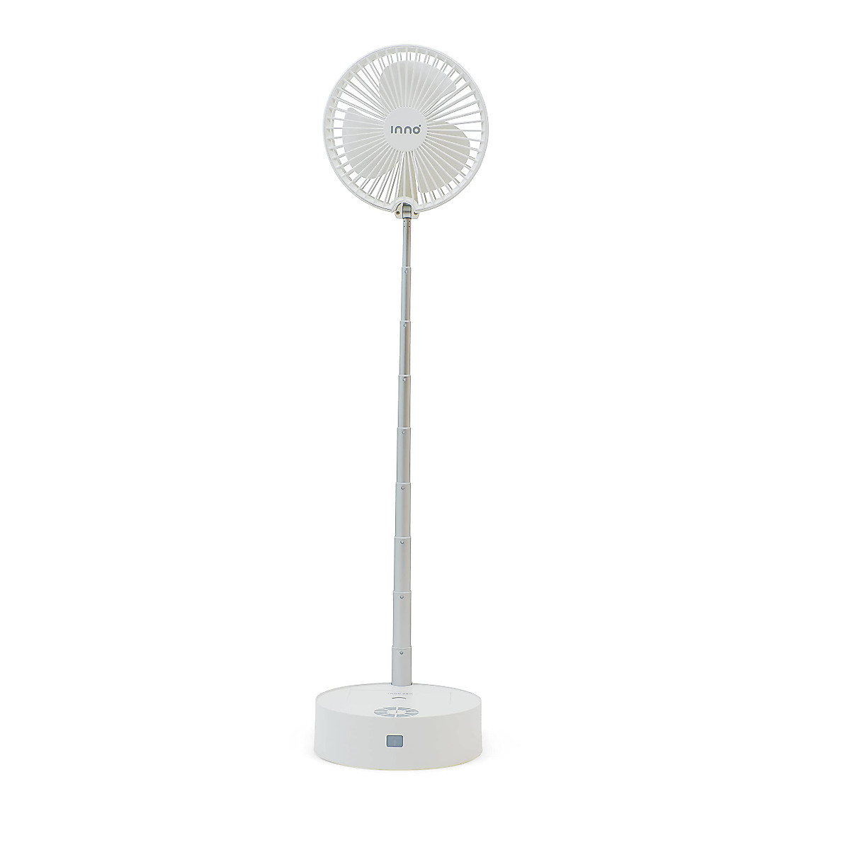 INNO Portable Fan & Essential Oil Diffuser – Foldable Standing or Desk Fan with Night Light, Air Diffuser, Humidifier – 24 Hr. Run Time, Peach Pink