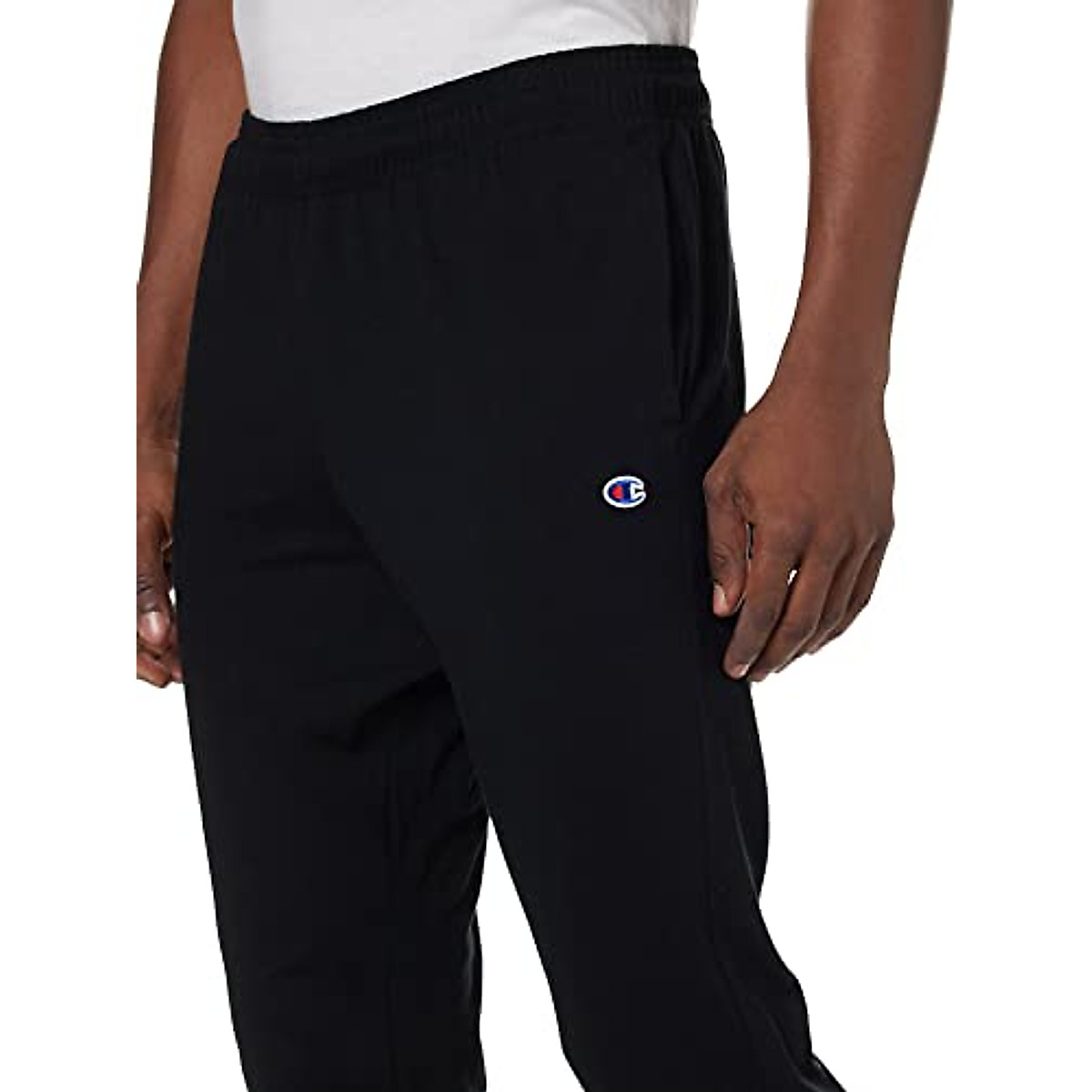 Champion mens Everyday Cotton Jogger athletic track pants, Black, Large US