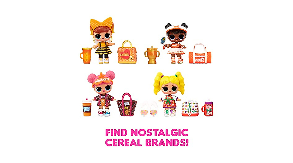 L.O.L. Surprise Mini Bites Cereal Dolls: 7 Surprises