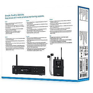 Sennheiser XSW-IEM Wireless In-ear monitor System A Band,Black