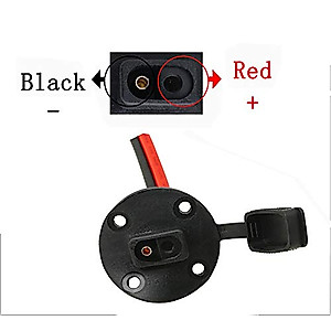 CERRXIAN 55cm 10AWG SAE Socket Solar Weatherproof Sidewall Port DIY Cord, SAE Quick Disconnect Wire Harness Panel Mount Power Cable with Cap