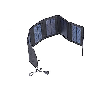 10.5W 5-6V Foldable Solar Charging Panel Crystalline Silicon Portable Charger USB Interface Solar Generator for Mobile Digital Devices