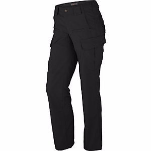 5.11 Tactical Women's Stryke Covert Cargo Pants, Stretchable, Gusseted Construction, Style 64386, Black, Size 12 Regular