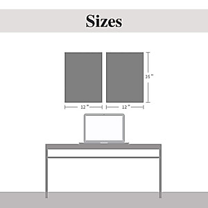 Canvas Wall Art Prints Blue Abstract Wall Art Textured Painting Artwork Grey Blue Tones Pictures Ready to Hang for Living Room Bedroom Office Kitchen Decorations 16"x12"x2