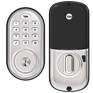 Yale Security Assure Lock - Keypad Door Lock in Satin Nickel