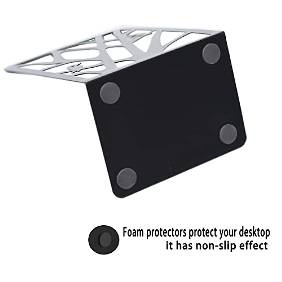 Book Ends Metal Bookends for Shelves, Decorative Bookends for Office School Home, Black Heavy Duty Bookends Abstract Art Design Bookshelf, 3 Pairs, 6 Pieces