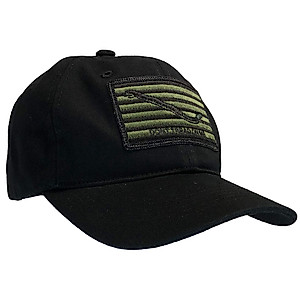 Don't Tread On Me Navy Jack Hat 100% Cotton DAD Cap Black