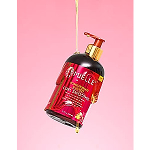 Mielle Organics Pomegranate & Honey Leave-In Conditioner, Moisturizing Curl Primer and Detangler, Repair Damage and Prevent Frizz, Treatment For Thick Curly Hair Type 4 Hair, 12-Fluid Ounces