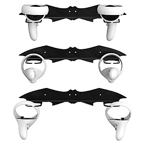 Geekria VR Wall Mount Stand Compatible with Meta Quest 3 / Quest Pro/Quest 2 / Rift S/Valve Index/HTC Vive/HP Reverb G2 / Playstation VR Game Accessories Storage Stand Hook Holder (Black)