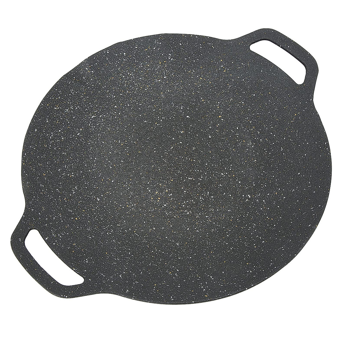 Korean BBQ Pan, Korean Barbecue Grill Pan Round BBQ Grill Pan Korean 6-Layer Coating Curved Shape for BBQ Parties