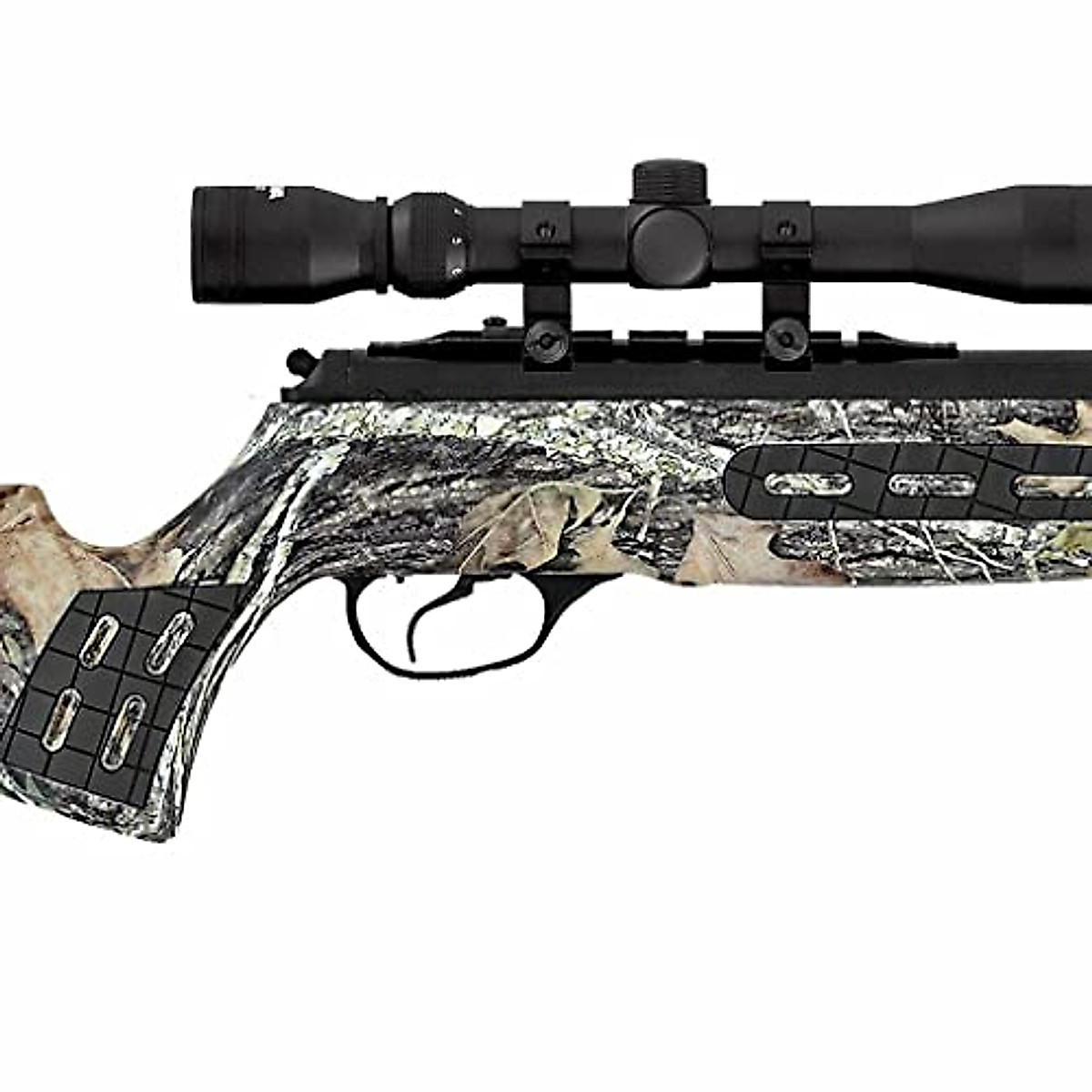 Hatsan Mod 125 Sniper Camo .22 Cal 1250 FPS / 33 FPE - Vortex Piston Break Barrel Air Rifle 22 Caliber + 3-9×40 Scope, Adjustable Cheek Piece & QuietEnergy QE air Gun + Wearable4U 250x Pellets Bundle
