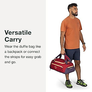 Osprey Daylite 45L Duffel Bag, Black