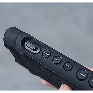 Fat Bear for Sony Walkman NW-A100 A105 A106 Case, Rugged Shockproof Armor Full Protective Skin Case Cover for Sony Walkman NW-A100 A105 A105HN A106 A106HN A100TPS (Black)