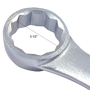 HHIP 7023-1034 Forged Steel Combination Wrench, 2-1/2" Size