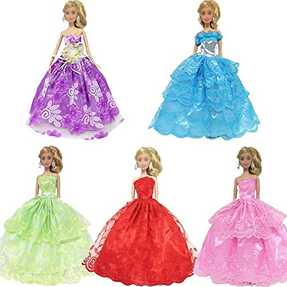 SOTOGO 56 Pieces Doll Clothes and Accessories for 11.5 Inch Girl Boy Doll Clothes Different Occasions Include 20 Sets Handmade Doll Dresses/Casual Clothes/Swimsuit/Sportswear and 18 Pairs Shoes