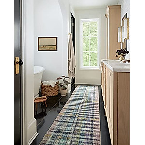 Loloi Chris Loves Julia x Humphrey Plum/Multi 7'-3" x 9'-3" Area Rug