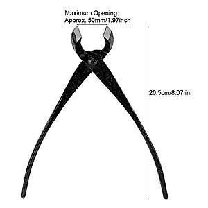 Trunk Splitter Bonsai Tools,205mm,Professional Garden Branch Cutter Beginner Bonsai Tools,Zinc Alloy Round,Trunk Splitter Scissors