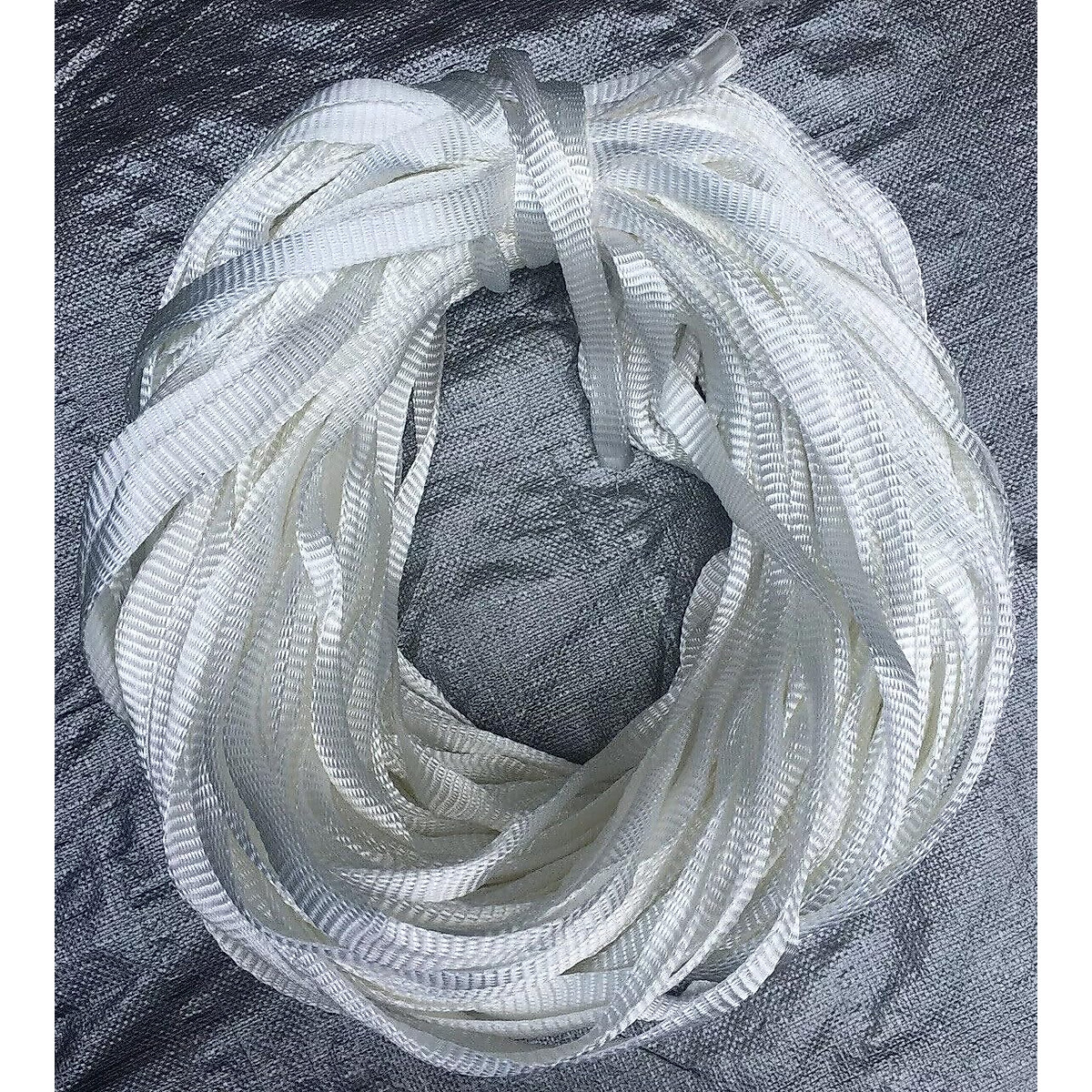Mule Tape 3/4" 2500Lb 100ft Polyester Rope Pull String Strong Rope Conduit Electrical Wire Cable Pull Poly Tape Rope Poly Pull Line Flat Rope Polyester Webbing Wire Pulling Rope Conduit Pull String