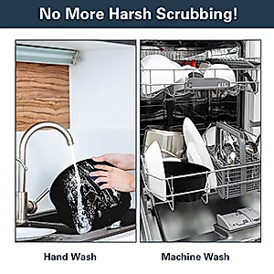 Slicone Crockpot Liner, Crock Pot Liners Reusable Slow Cooker Liners Fit Crock-Pot 6 Quart Oval Crock Pot, Crockpot Liners Leakproof Dishwasher Safe Cooking Liner Hamilton Beach Crockpot Liner