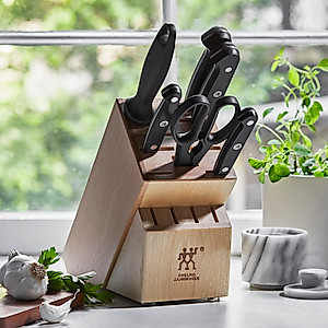 ZWILLING J.A. Henckels Zwilling gourmet 7-pc knife block set, 3.15 Pound
