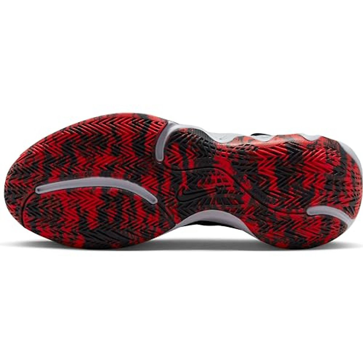 Nike Giannis Immortality 2 Men's Basketball Shoes, Black/University RED-Wolf Grey, 11 UK