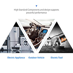 EDECOA 2000W Power Inverter 12V DC to 110V 120V AC 2000 Watts with Remote Control LCD Display USB 3 Outlets for Cars, Trucks, RVs, Rural Cabins