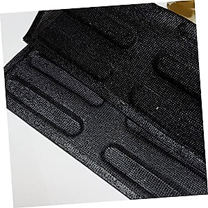 Housoutil Oven Roasting Pan Silicone Loaf Pan Oven Accessories Silicone Baking Liners Mats Rubber French Bread Forms Silicone Hot Dog Bun Mold Bakeware Bread Pan Daily Use Baking Pan Black