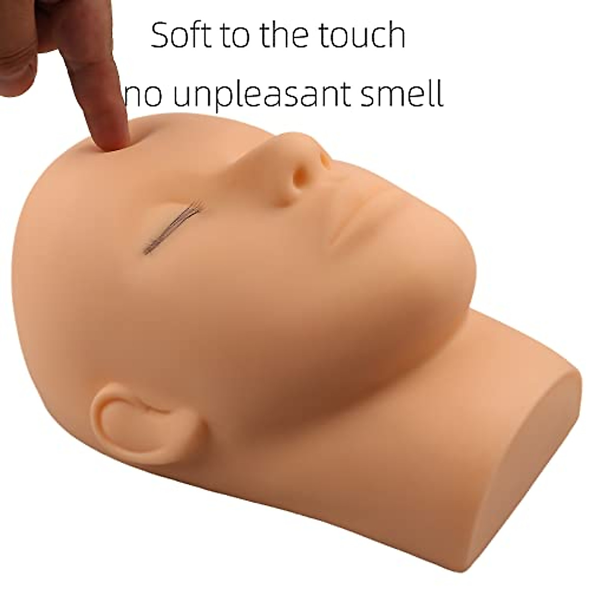 Practice Lash Mannequin Yellow Eyelid Doll Head