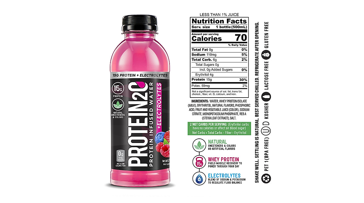 Protein2o Electrolyte-Infused Whey Protein Water