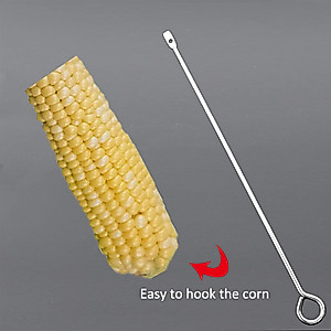 Hanging Squirrel Feeder Outside Corn Cobs Holder for Squirrels Chipmunk Funny Toy