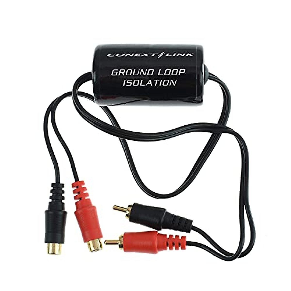 Conext Link AD104 RCA Stereo 2 Channel Ground Loop Isolator Signal Noise Filter Suppressor （13600）