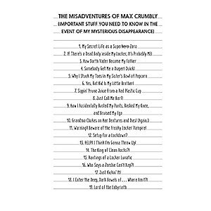 The Misadventures of Max Crumbly 1: Locker Hero (1)