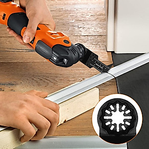 Generic Oscillating Blades,24Pcs Multi Tool Saw Blades Set,Universal Blade Wood,Metal Quick Release Multi-Tool Blade Compatible with Bosch,Fein,Makita Oscillating Multitool Accessories