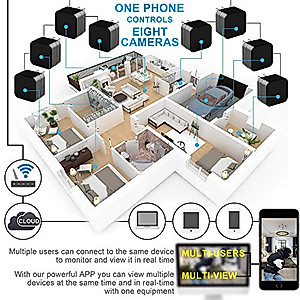VIC-ZONE Spy Hidden Camera Charger with Remote Viewing,Night Vision Wireless 4k Nanny Camera Video Recorder Motion Activated,APP Control, Support iOS/Android,Up to 128G..