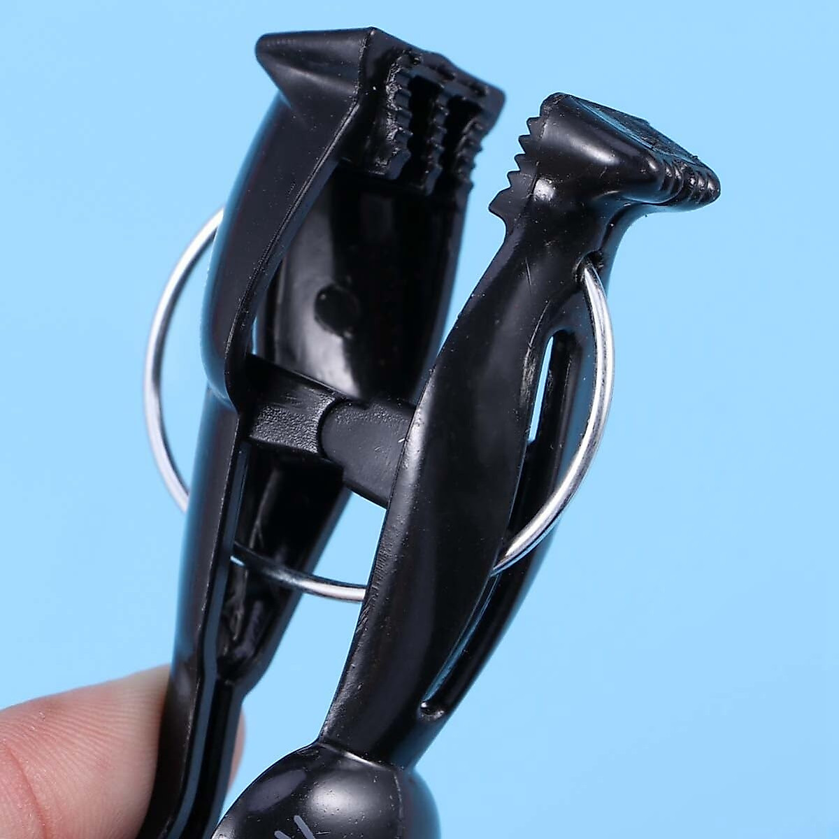 Abaodam 8 Pcs Mini Clothes Clothespins for Crafts Black Clothes Pin Cat Holds The Chips Small Clothespins Snack Storage Black Clothespins Clothes Holder Funny Chair Sealer Sticks Cute Clip