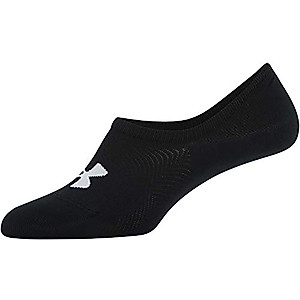 Under Armour Women's Breathe Lite Ultra Low Socks, Multipairs, Black (6-Pairs), Medium