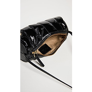 MANU Atelier Women's Mini Padded Cylinder Bag, Black, One Size