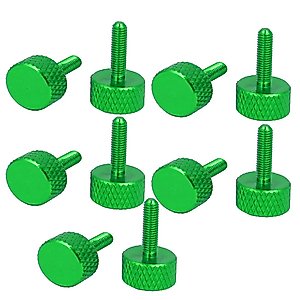 New Lon0167 Computer PC Featured Graphics Card Knurled reliable efficacy Head Thumb Screws Green M3x12mm 10pcs(id:92a dd f9 dd5)