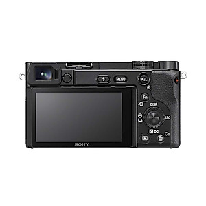 Sony a6100 Mirrorless Camera 4K APS-C ILCE-6100LB with 16-50mm F3.5-5.6 OSS Lens Bundle with 2X Battery + Deco Gear Travel Bag Case + 64GB Memory Card + Photo Video Software Kit + Accessories