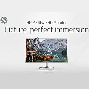 HP 2D9K1AA#ABA M24fw 24 inch FHD PC Monitor with AMD FreeSync 2 Pack Bundle with 1 YR CPS Enhanced Protection Pack
