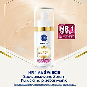 NIVEA Cellular Luminous630 Anti-Pigment Spot Intensive Serum (30 ml), Brightening Serum for an Even & Radiant Complexion, Face Care Against Pigment Spots.