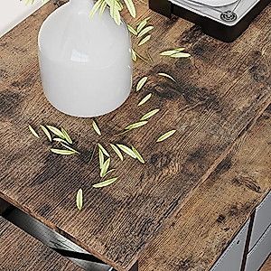 Alkmaar Lateral Rolling Filing Cabinet with 3 Drawer, Rustic Grey