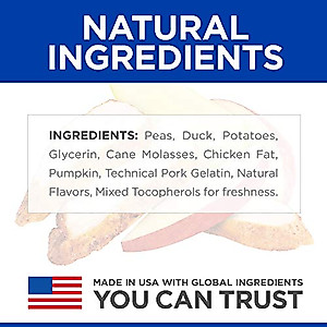 Hill's Grain Free Dog Treats, Soft-Baked Naturals with Duck & Pumpkin, Healthy Dog Snacks, 8 oz. Bag
